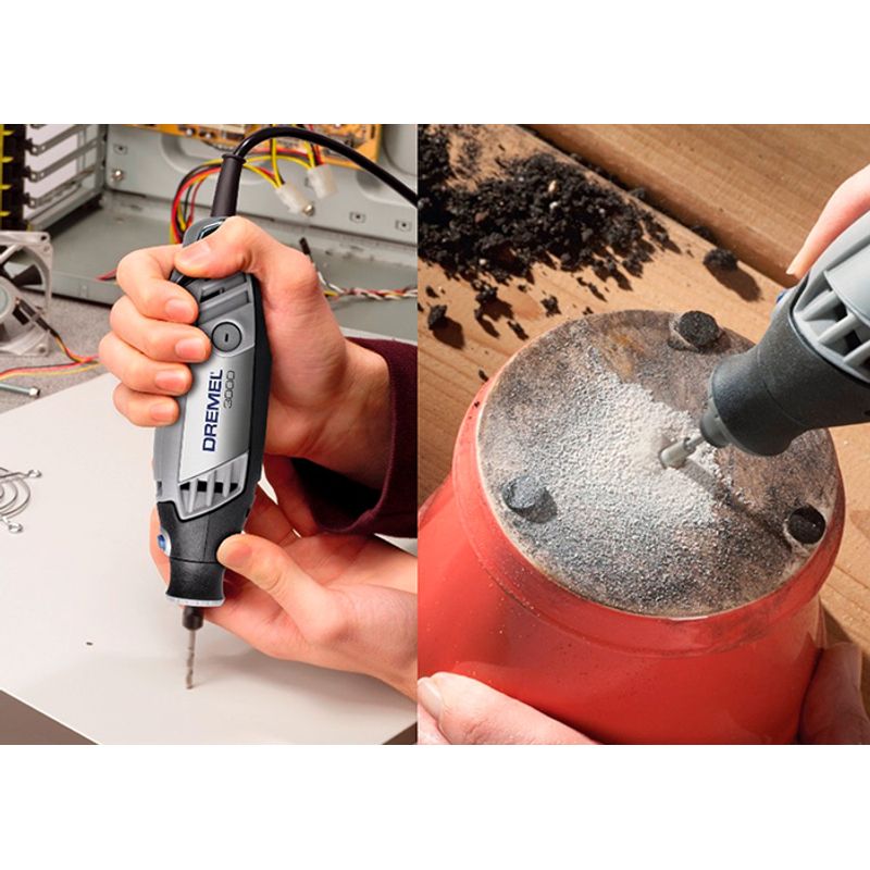 KIT MICRO RETIFICA 10 DREMEL BOSCH 220V - Elétrica Takei